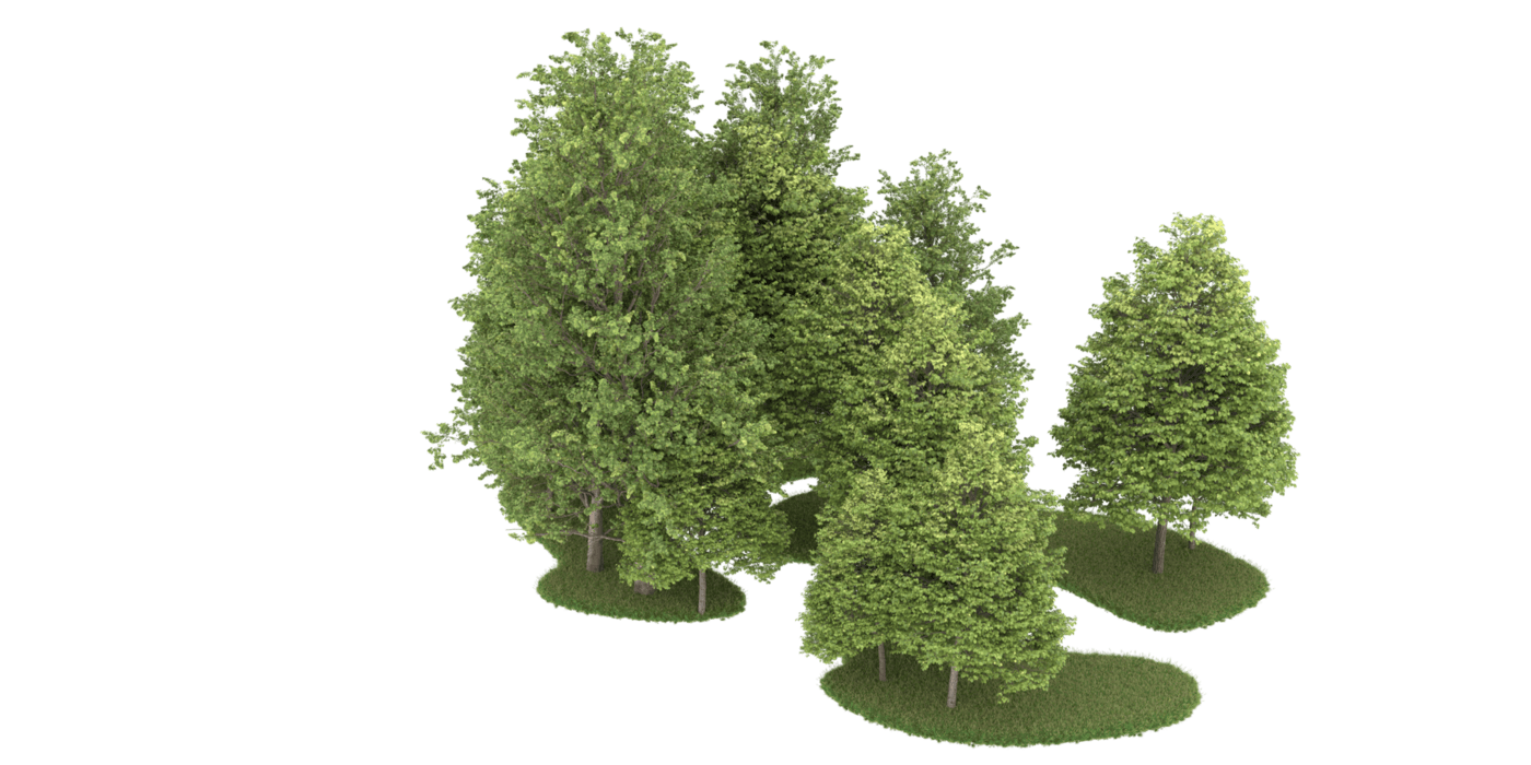 Isometric Trees PNGs for Free Download