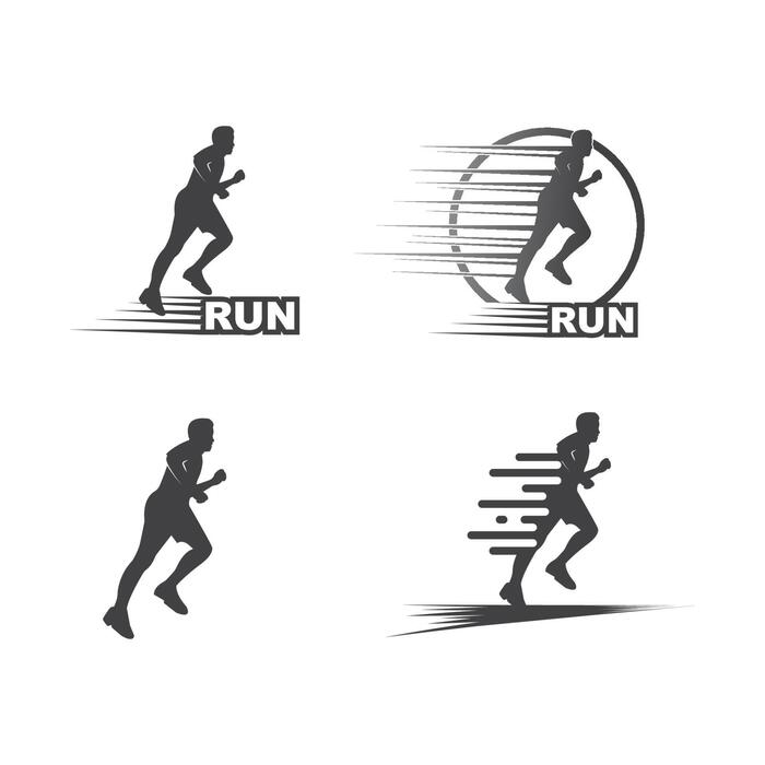 Abstract Run Vector Art, Icons, and Graphics for Free Download