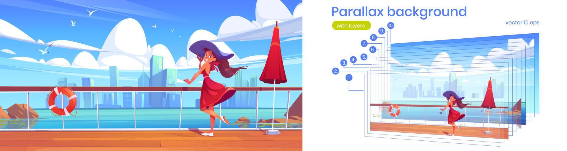 Parallax Background City Vector Art Icons And Graphics For Free Download