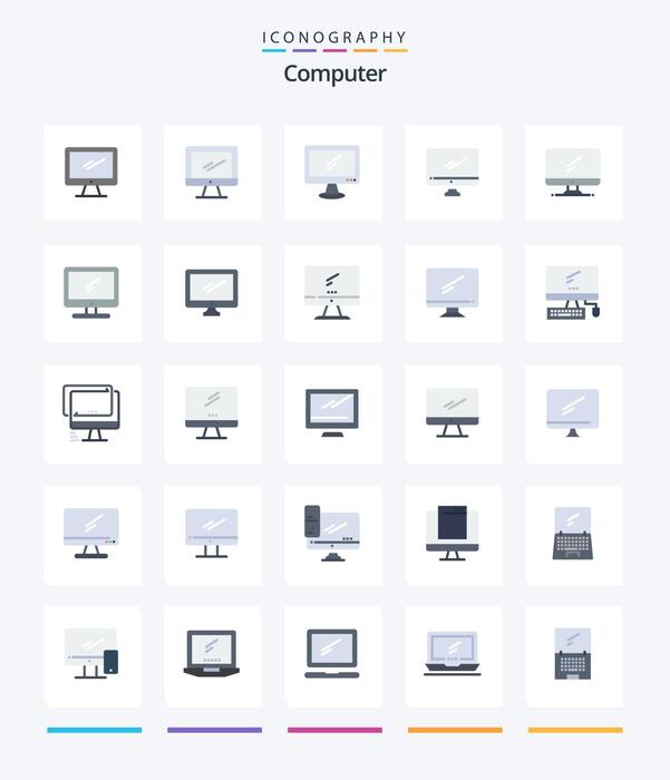 Computer Icon Pack Vector Art, Icons, and Graphics for Free Download