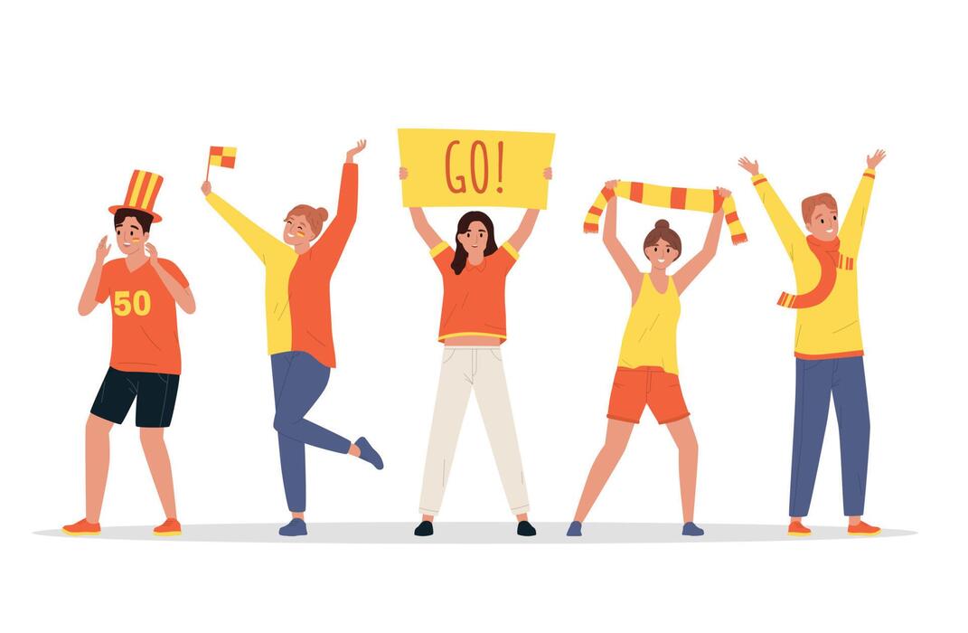 Cheering Stadium Fans Vector Art, Icons, and Graphics for Free Download