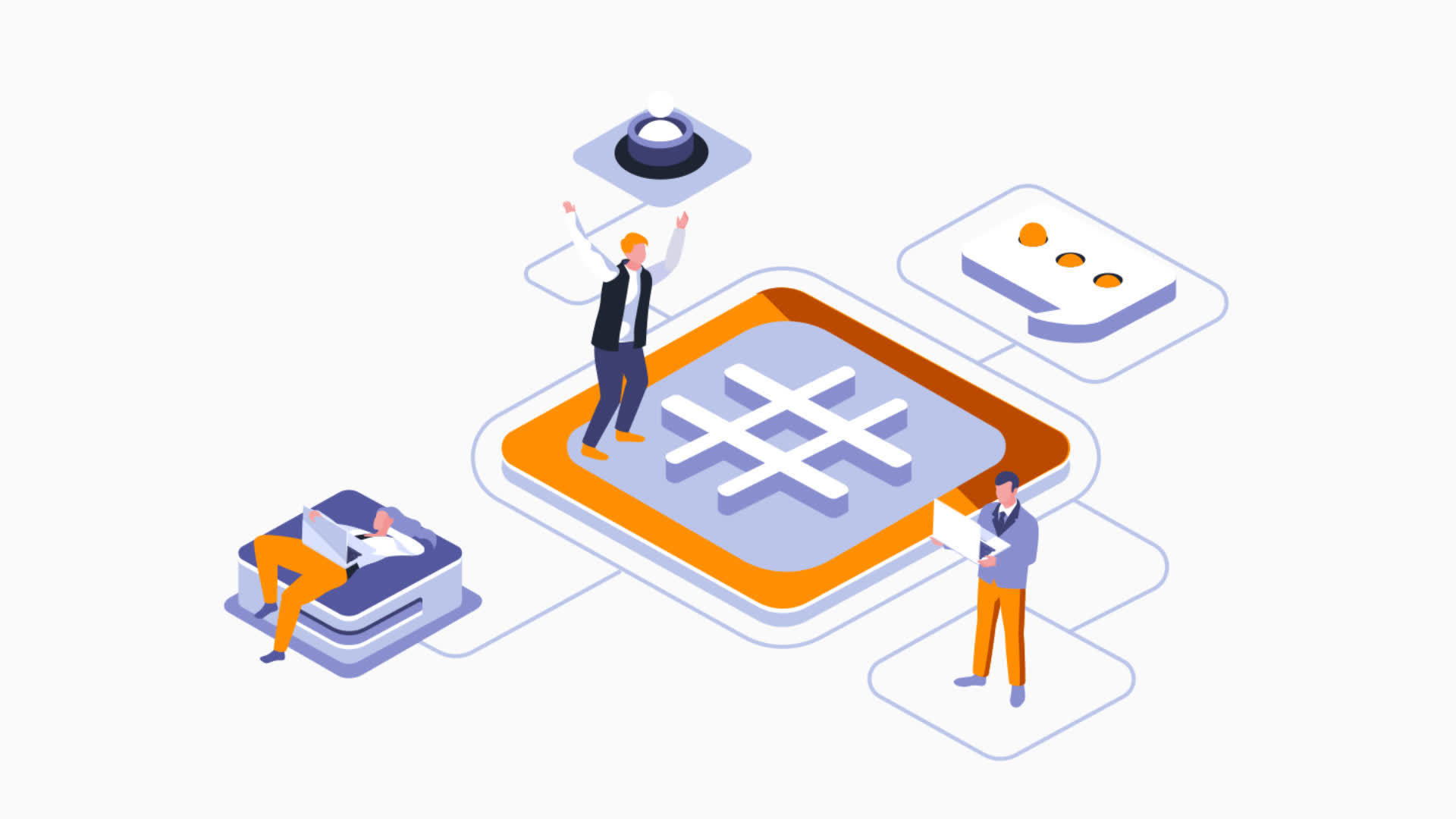 media platform scene icon of nice animated for your isometric videos easy to use with ...