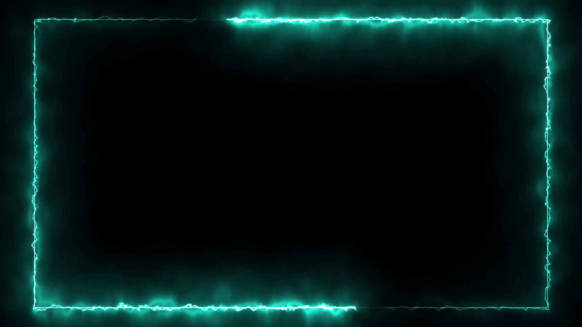 Abstract Animated Light Neon Effect Rectangle Frame Loop Background For Presentation 19834793