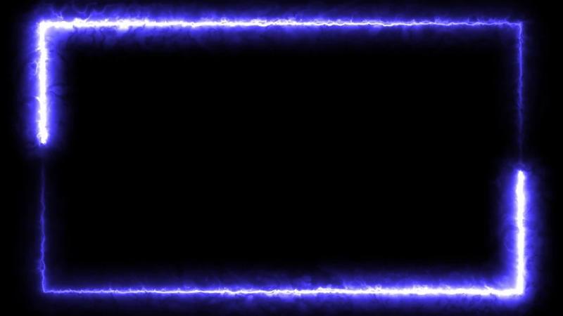 Abstract animated light Neon effect rectangle frame Loop background for presentation 19834811 ...