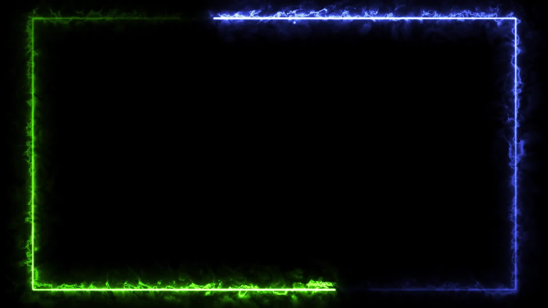 Abstract Animated Light Neon Effect Rectangle Frame Loop Background For Presentation 19834816