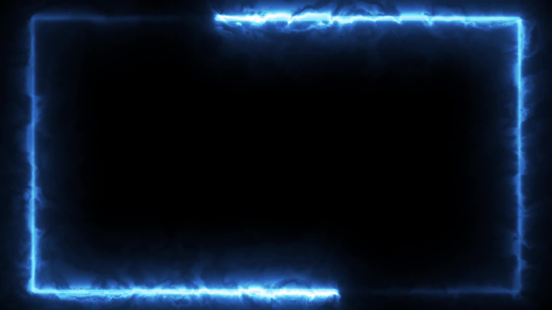 Abstract Animated Light Neon Effect Rectangle Frame Loop Background For Presentation 19834823