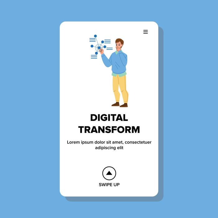 Digital Transformation Vector Art, Icons, and Graphics for Free Download