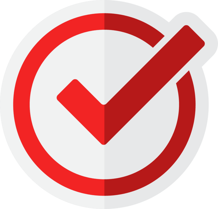Red Tick Icon Png