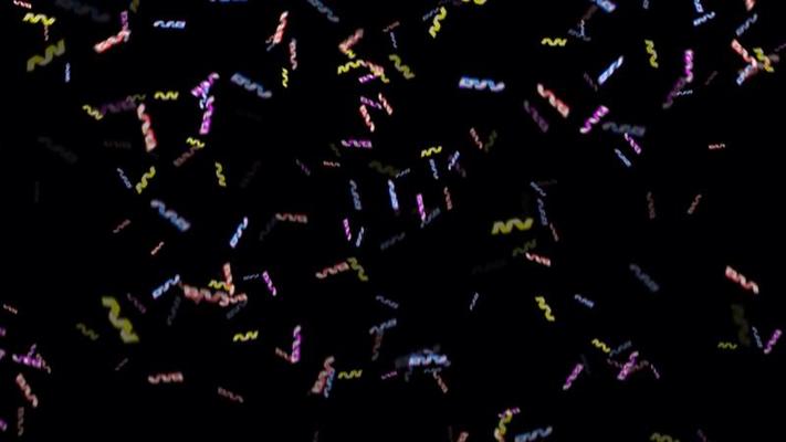 Confetti Explosion Transparent Stock Video Footage for Free Download