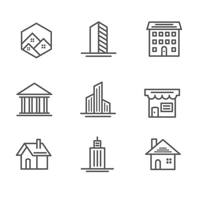 Architecture Symbols Vector Art, Icons, and Graphics for Free Download