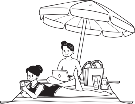 Couple Line Art Pngs For Free Download