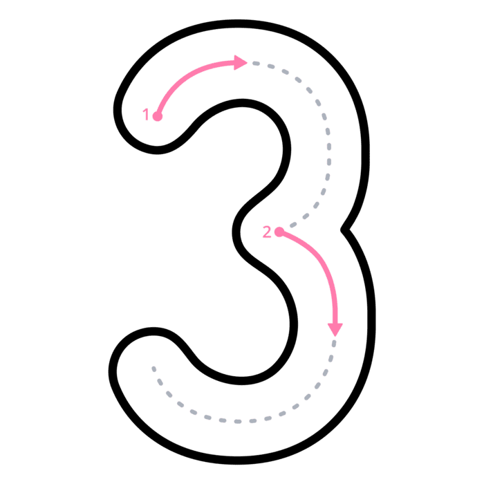 Number 3 PNGs for Free Download