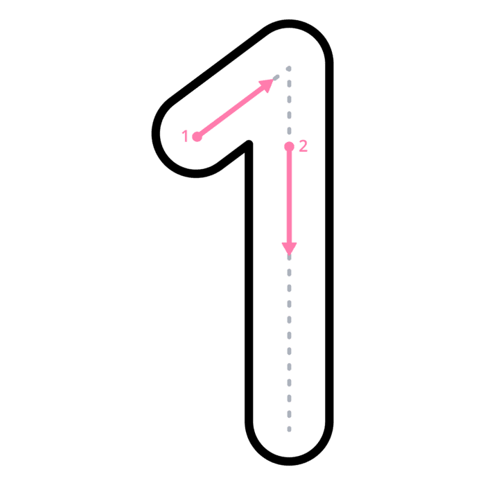 Number 1 PNGs for Free Download