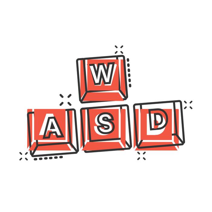 Wasd Keys Vector Art, Icons, and Graphics for Free Download
