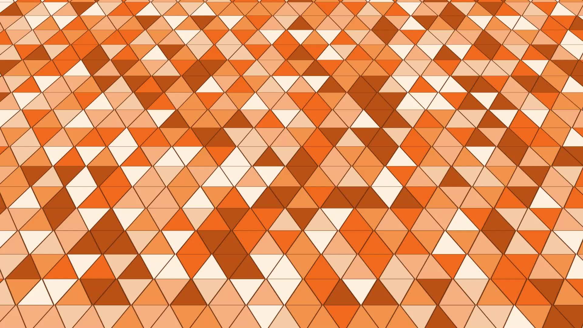 Animated Abstract Pattern With Geometric Elements In Orange Tones Gradient Background 20153668