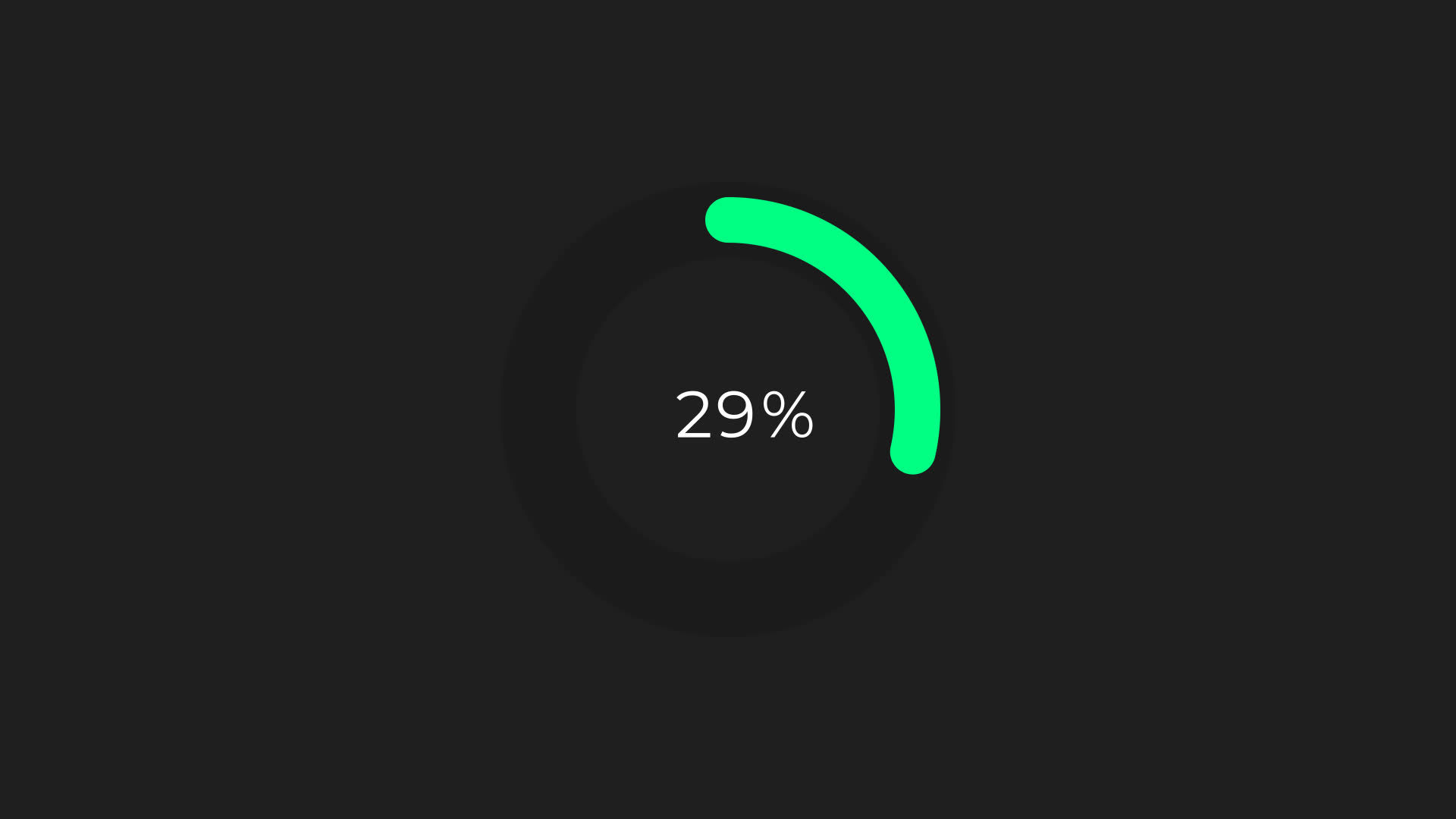 Animation loading circle on black background 20153786 Stock Video at ...