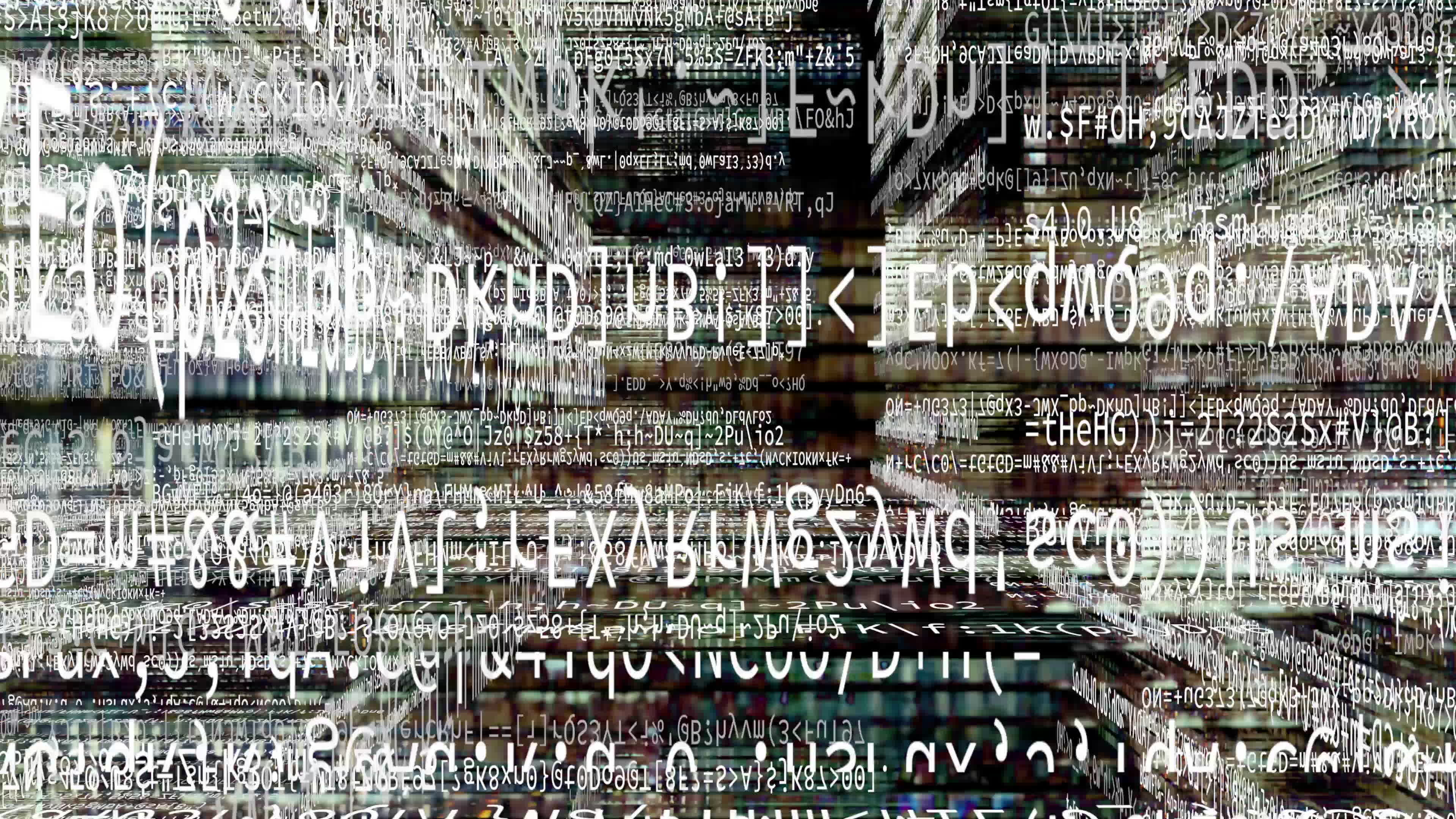 Streaming Data Abstraction With Numbers Letters And Digital Light