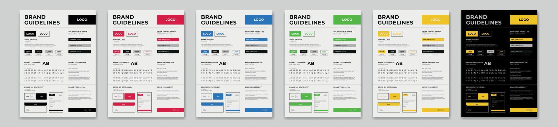 Brand Guidelines Vector Art, Icons, and Graphics for Free Download