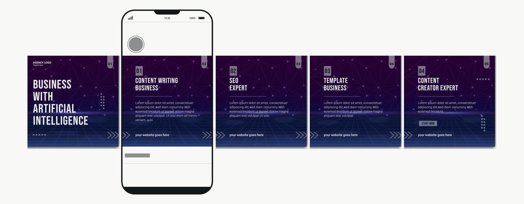 Carousel Template Vector Art, Icons, and Graphics for Free Download