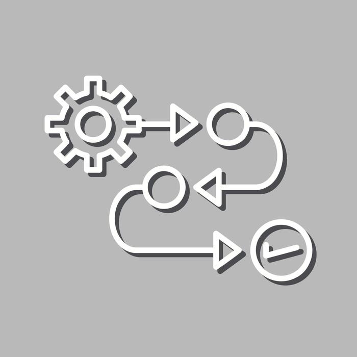 Process Flow Icon Vector Art, Icons, and Graphics for Free Download