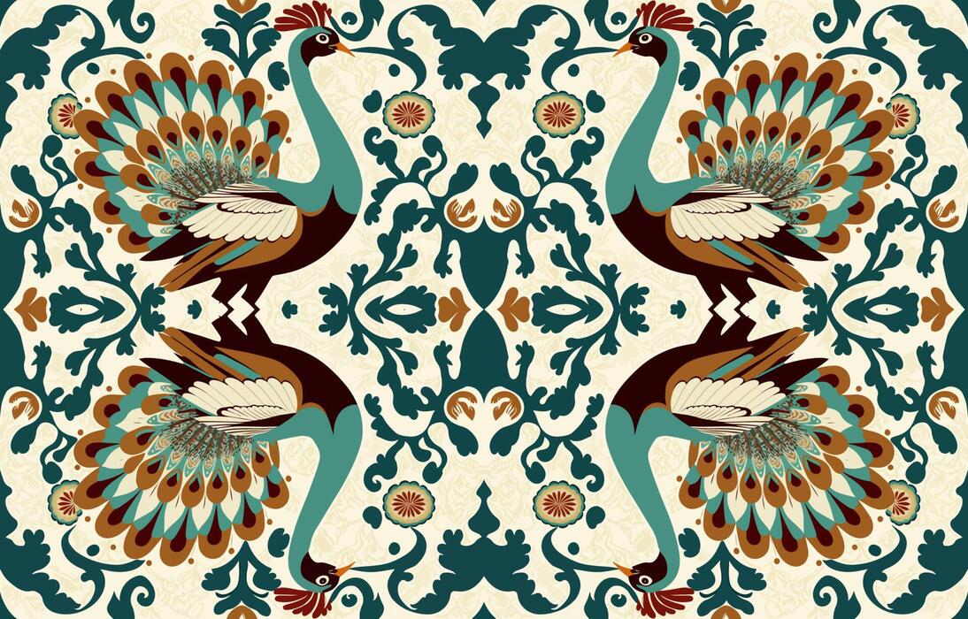 Peacock Border Vector Art, Icons, and Graphics for Free Download