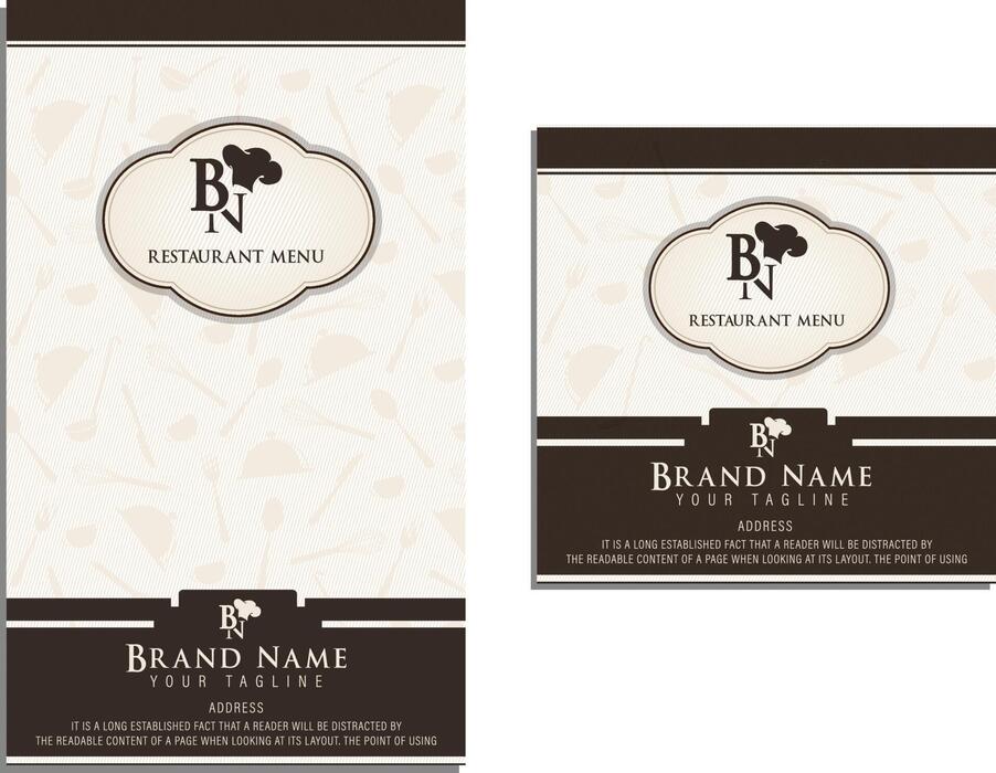 Hotel Menu Card Vector Art, Icons, and Graphics for Free Download