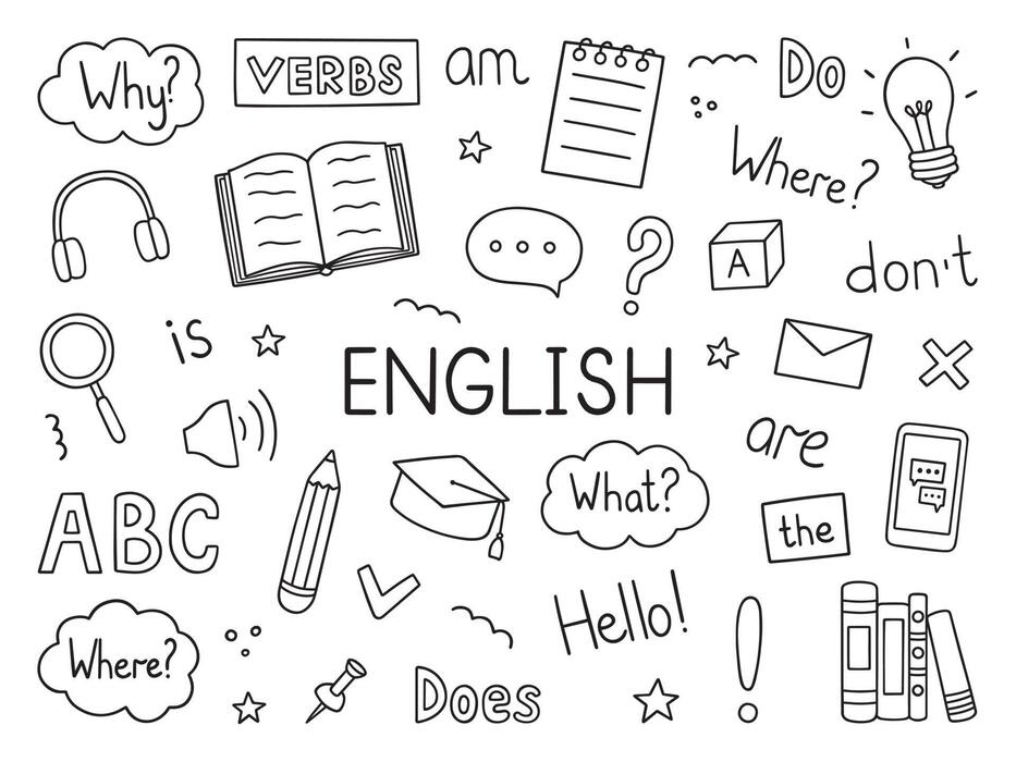 English Language Background Vector Art, Icons, and Graphics for Free ...