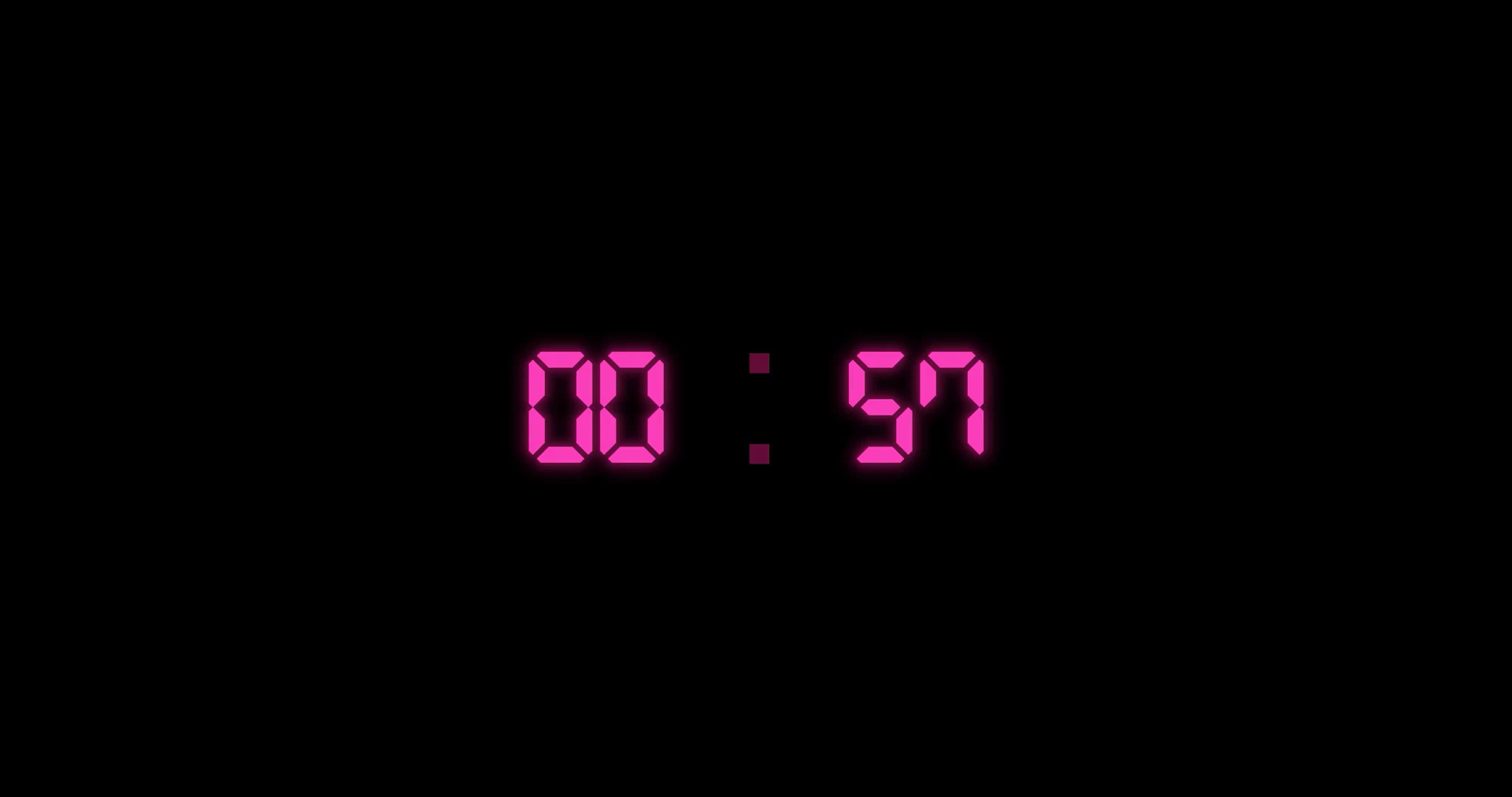 One Minute Countdown Timer 1 Minute Timer 60 Second Timer Video Free