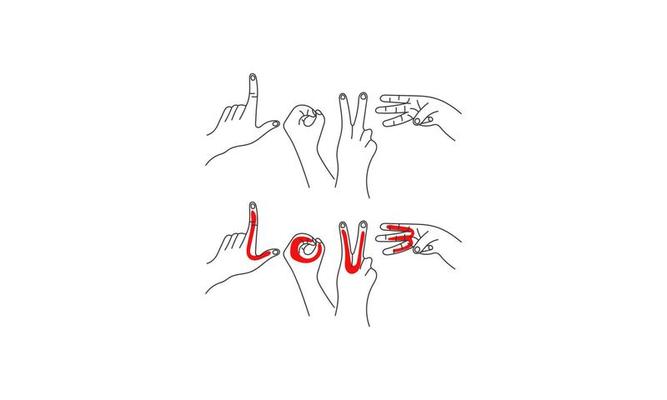 Love Hand Sign Vector Art Icons And Graphics For Free Download