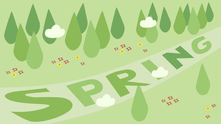 Spring Lettering Vector Art, Icons, and Graphics for Free Download