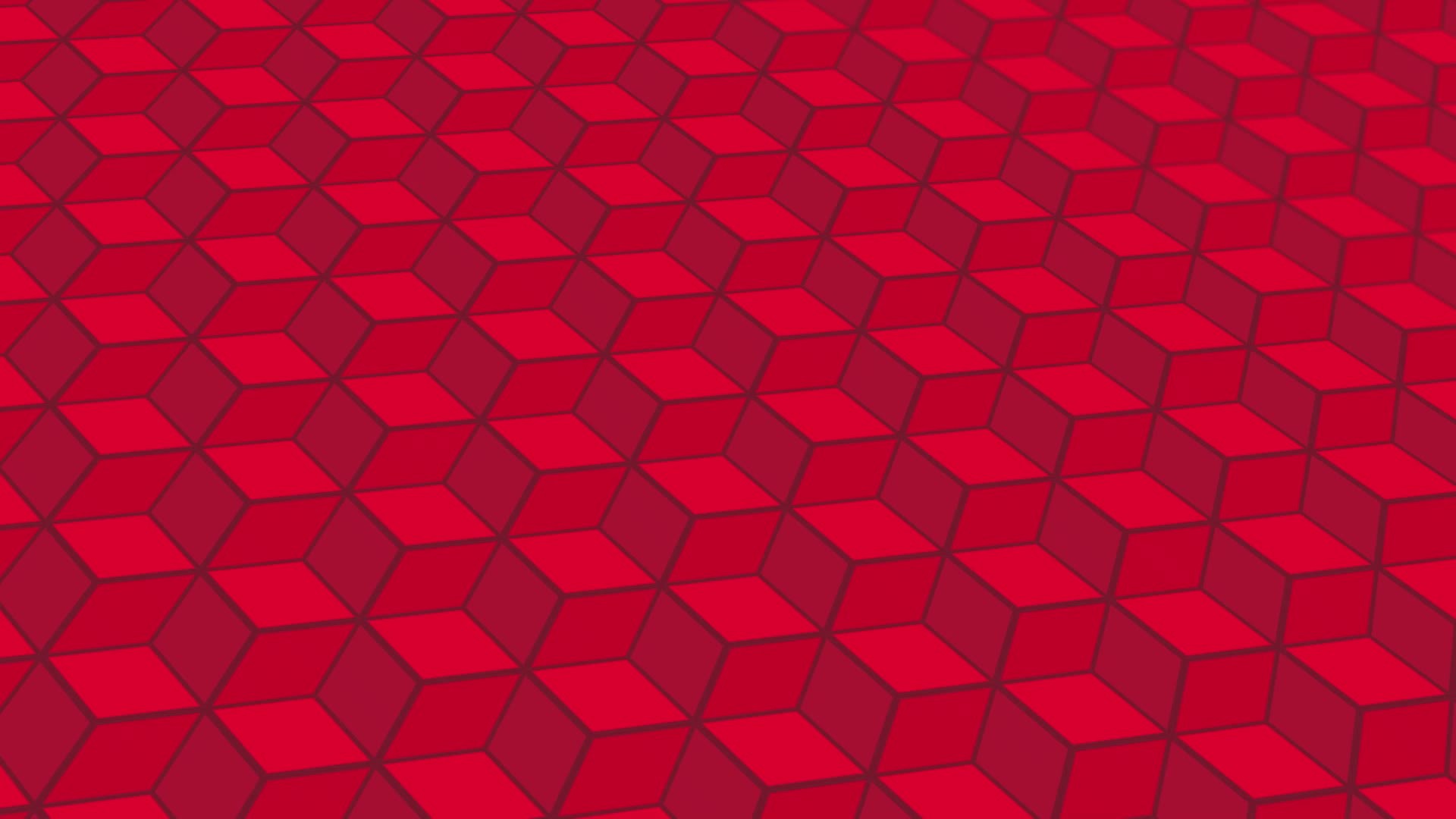 Animated Abstract Pattern With Geometric Elements In Red Tones Gradient