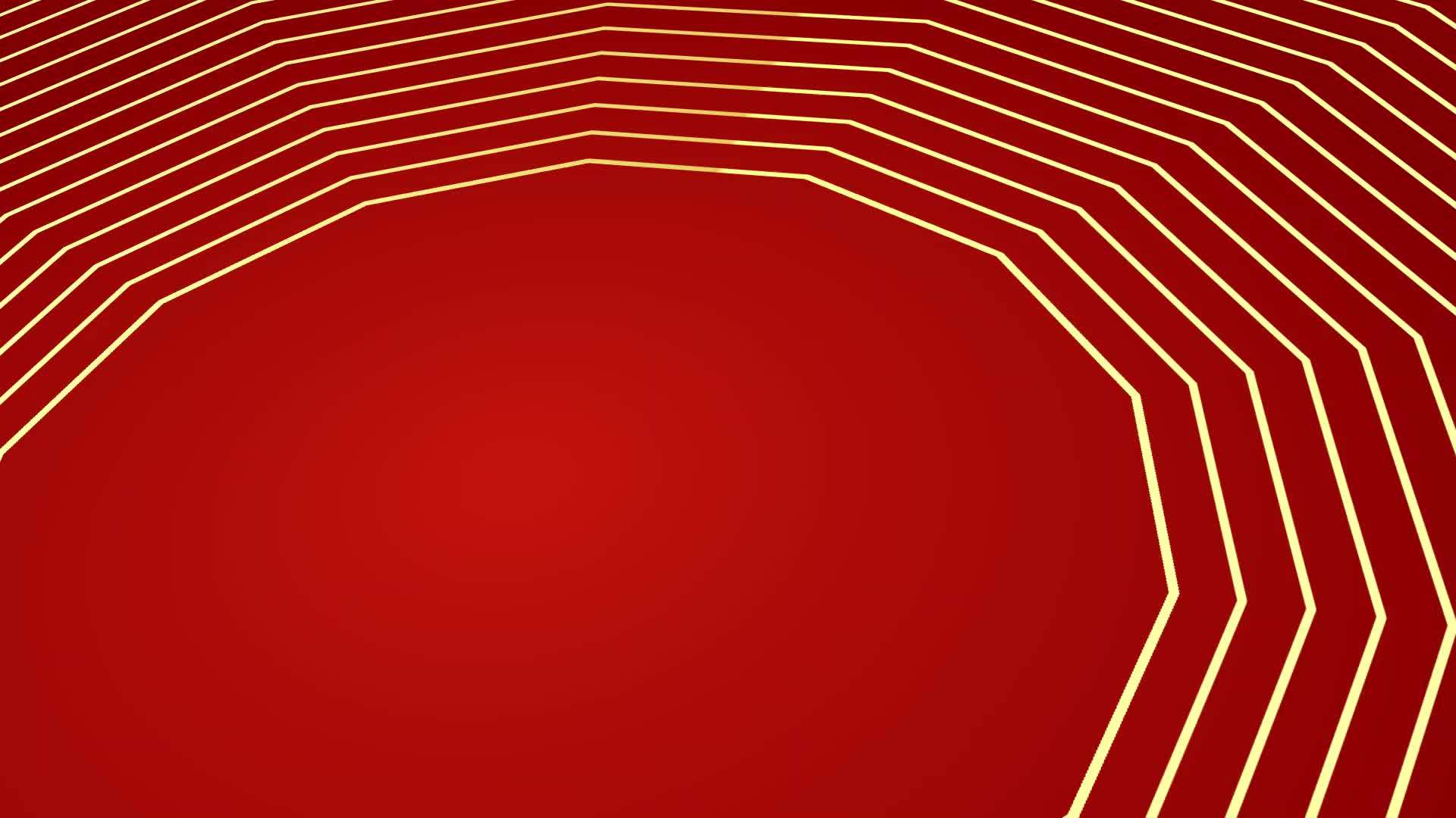 Animated Abstract Pattern With Geometric Elements In Red Tones Gradient Background 20328034