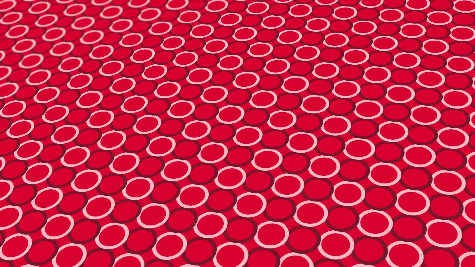 Animated Abstract Pattern With Geometric Elements In Red Tones Gradient Background 20329150