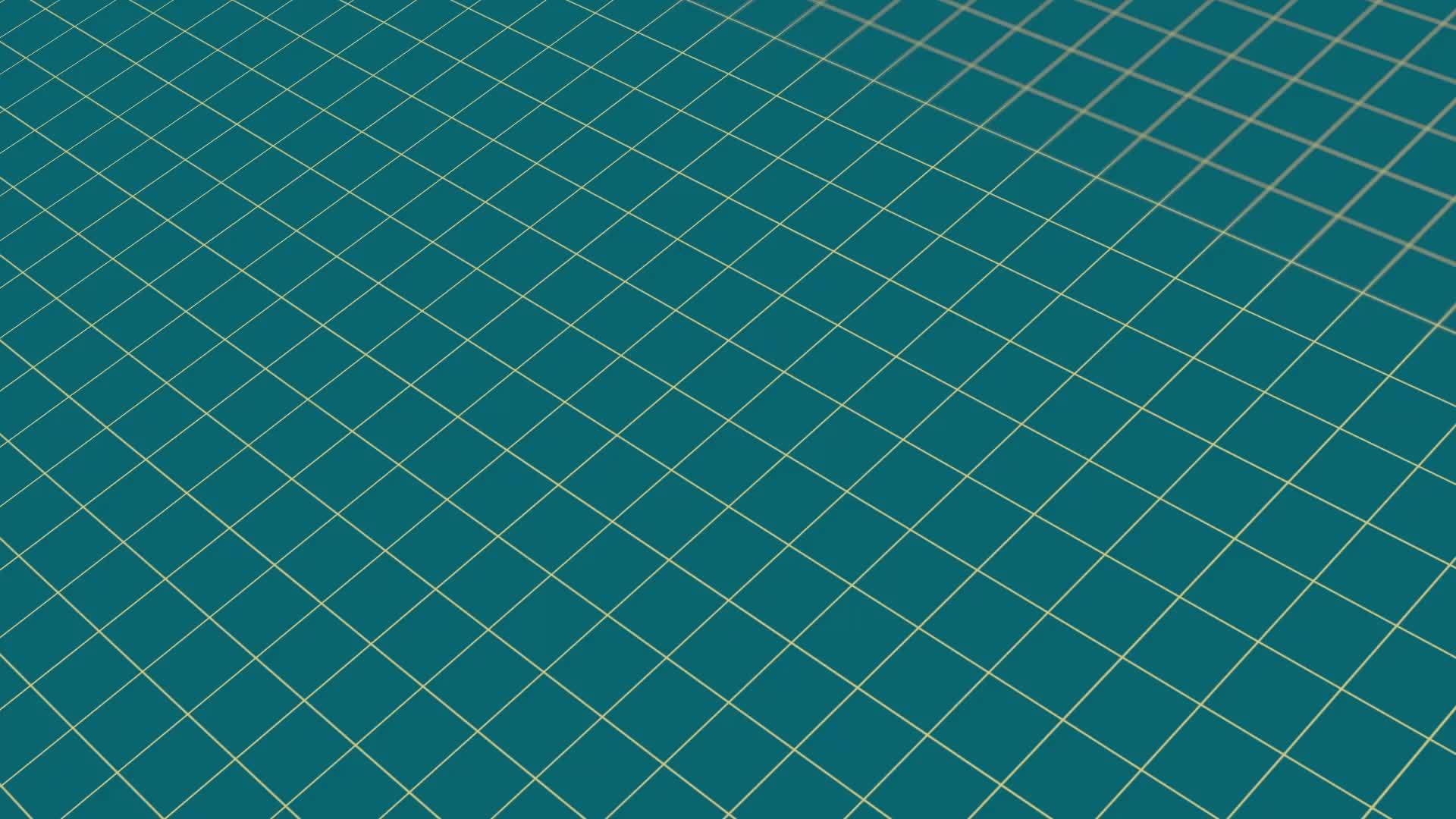 animated abstract pattern with geometric elements in green tones ...