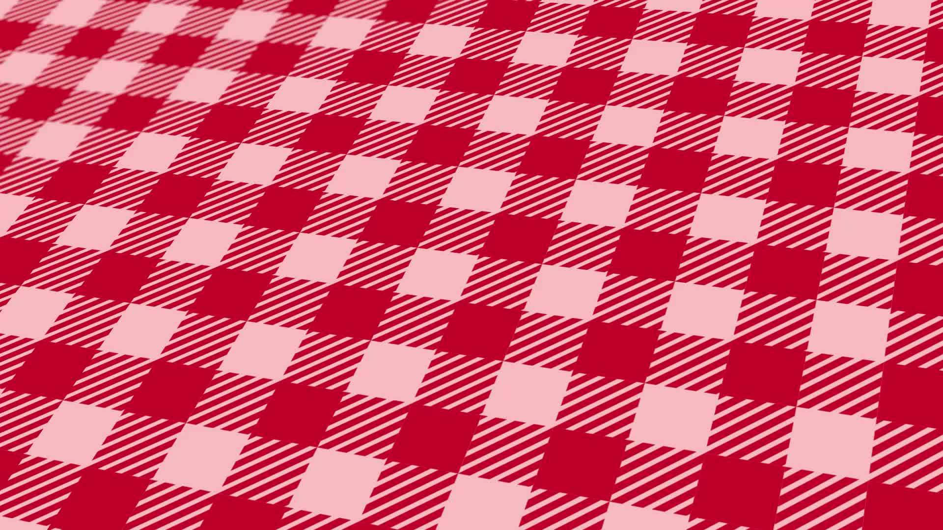 Animated Abstract Pattern With Geometric Elements In Red Tones Gradient