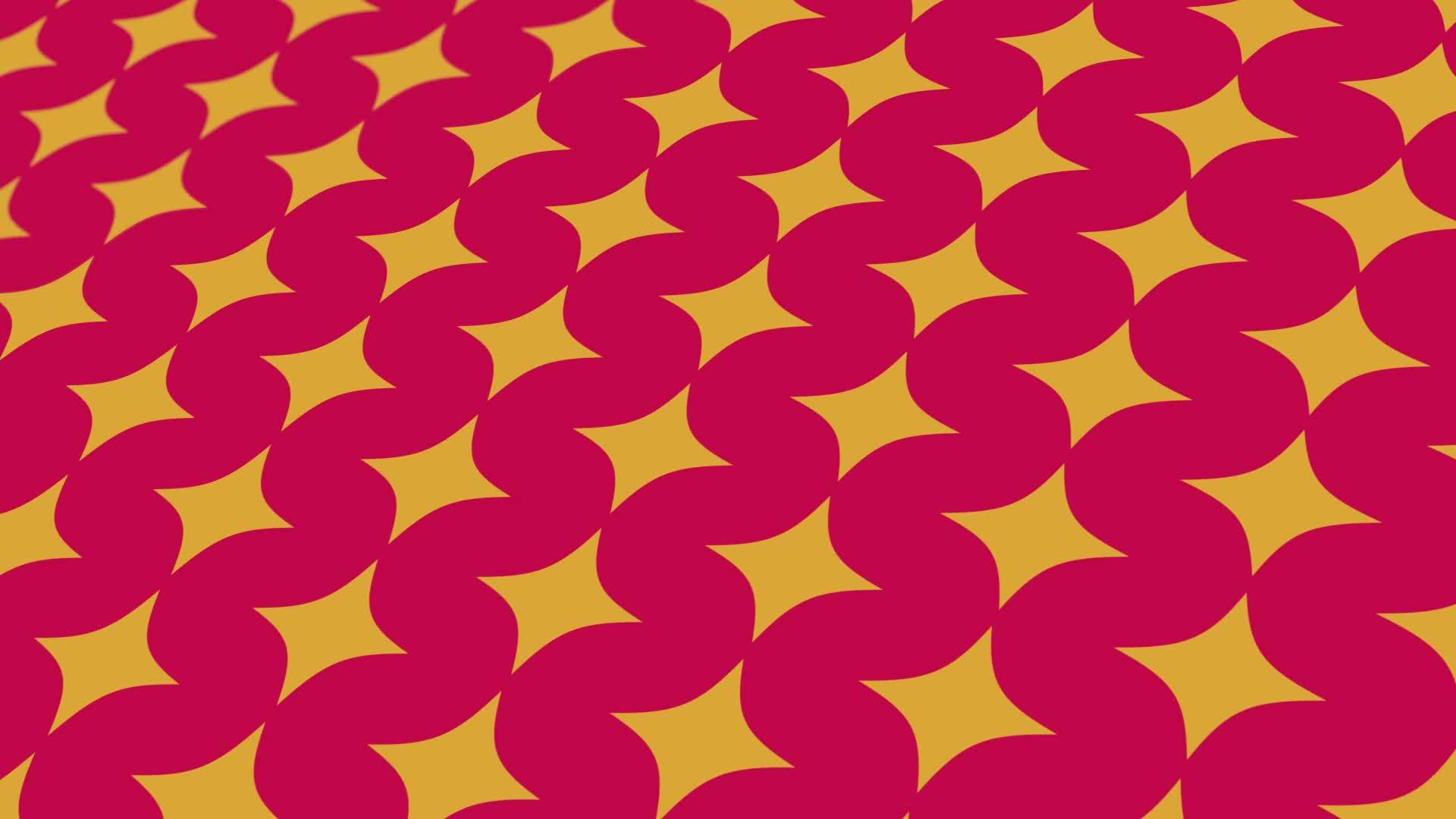 Animated Abstract Pattern With Geometric Elements In Red Tones Gradient Background 20329687