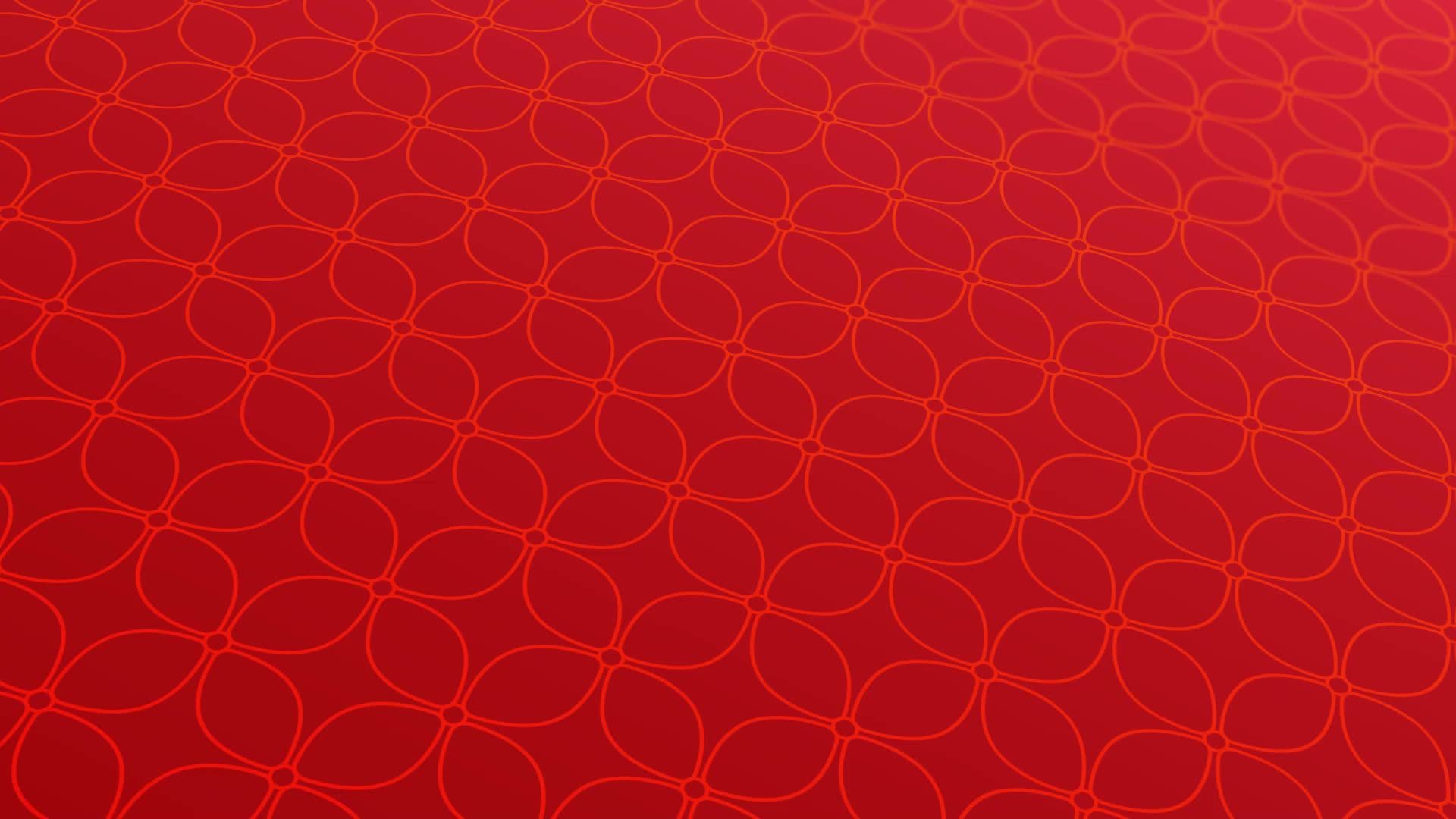 Animated Abstract Pattern With Geometric Elements In Red Tones Gradient Background 20330007