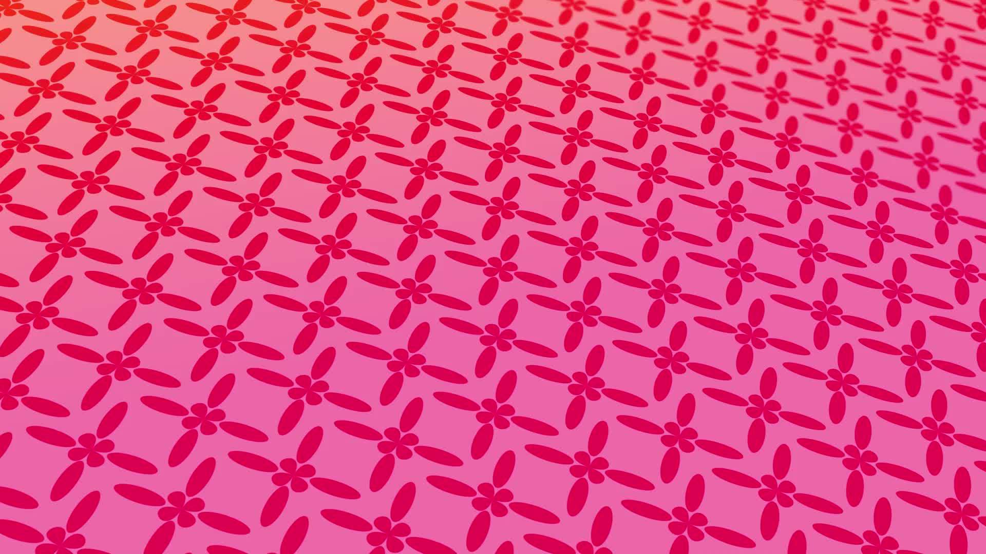 Animated Abstract Pattern With Geometric Elements In Red Tones Gradient Background 20330008