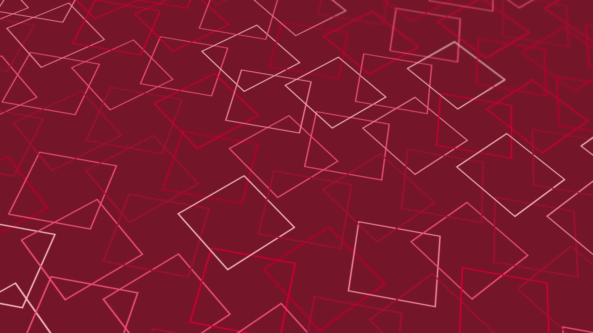 Animated Abstract Pattern With Geometric Elements In Red Tones Gradient Background 20330033