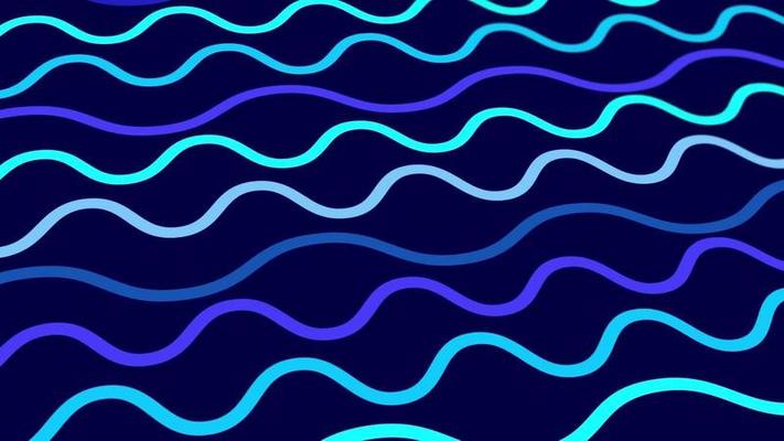 Animated Waves Stock Video Footage for Free Download