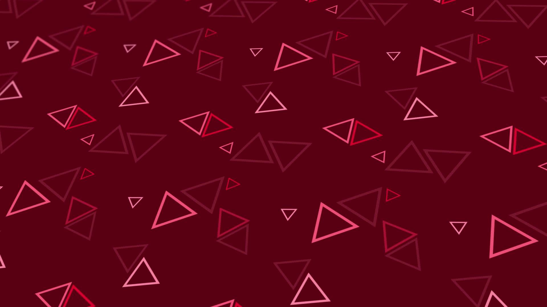 Animated Abstract Pattern With Geometric Elements In Red Tones Gradient Background 20330129