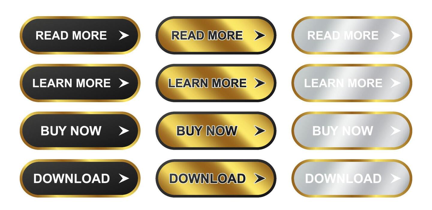 Golden Button Vector Art, Icons, and Graphics for Free Download