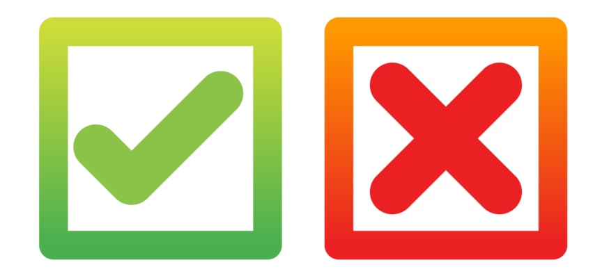 Yes And No Check Marks Image Pngs For Free Download