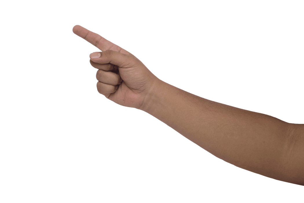 Mano Apuntando PNG para descargar gratis