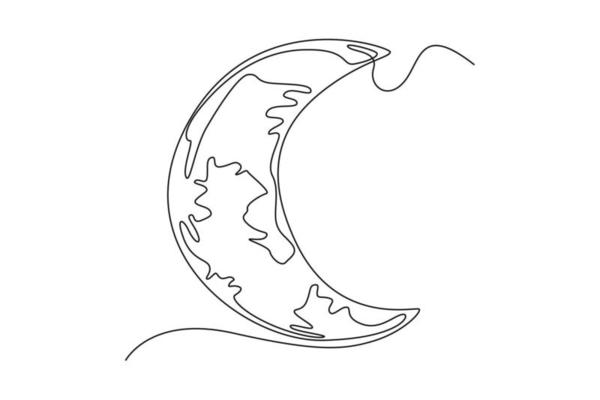 One Line Drawing Moon Vector Art, Icons, and Graphics for Free Download