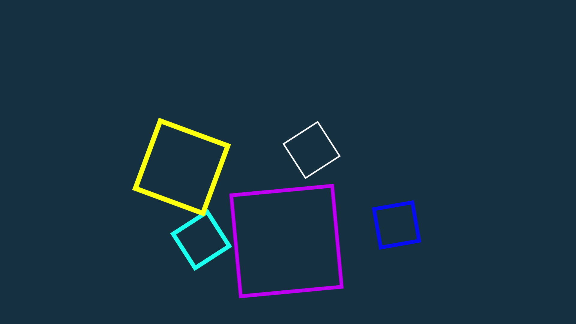 transition Animated square shapes with multiple colors 20408965 Stock ...