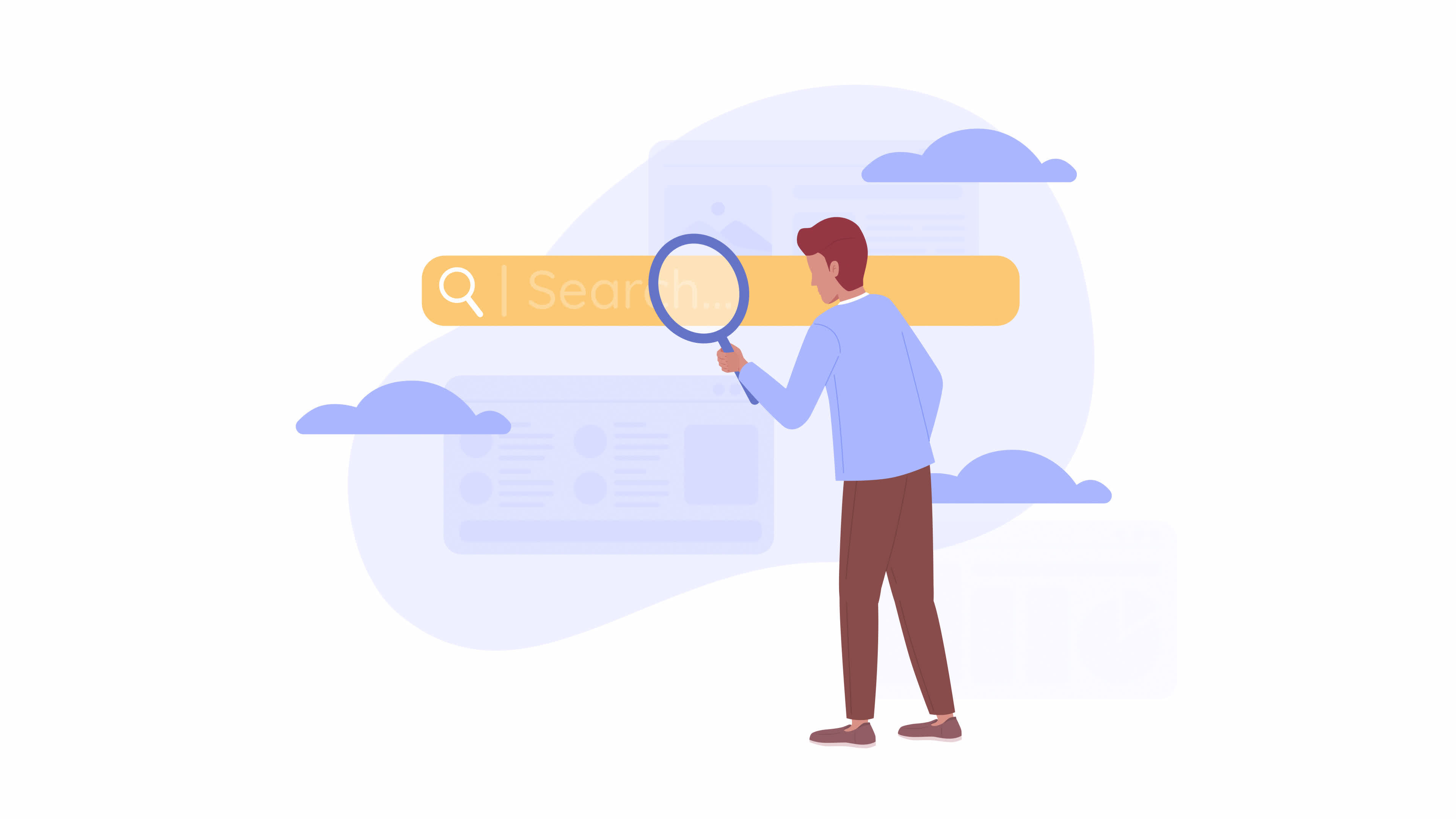 Animated search engine 20436883 Stock Video at Vecteezy