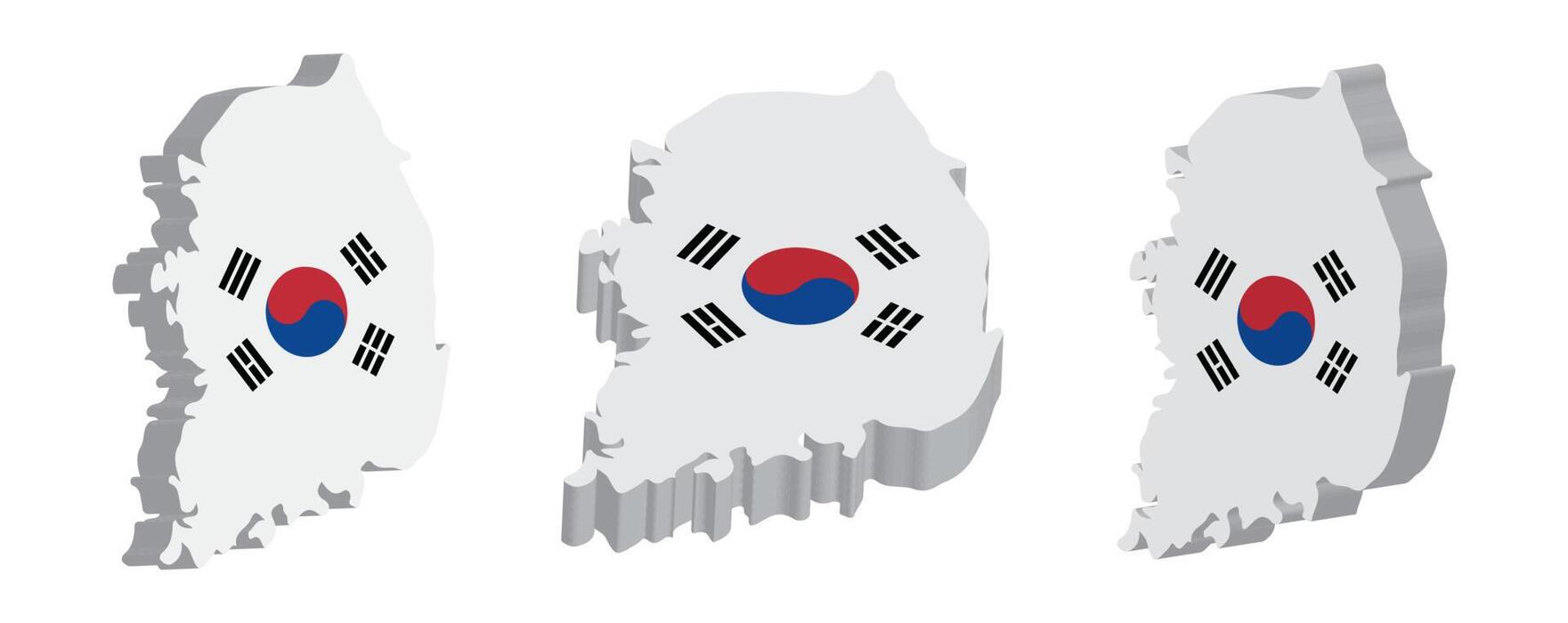South Korea Map Vector Art, Icons, and Graphics for Free Download