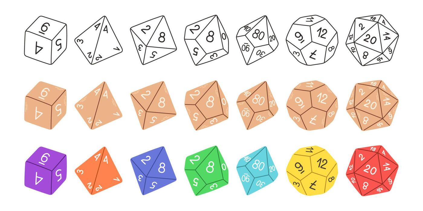 Dnd Dice Vector Art Icons And Graphics For Free Download