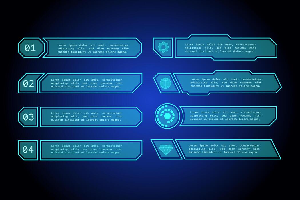 Futuristic Menu Vector Art, Icons, and Graphics for Free Download